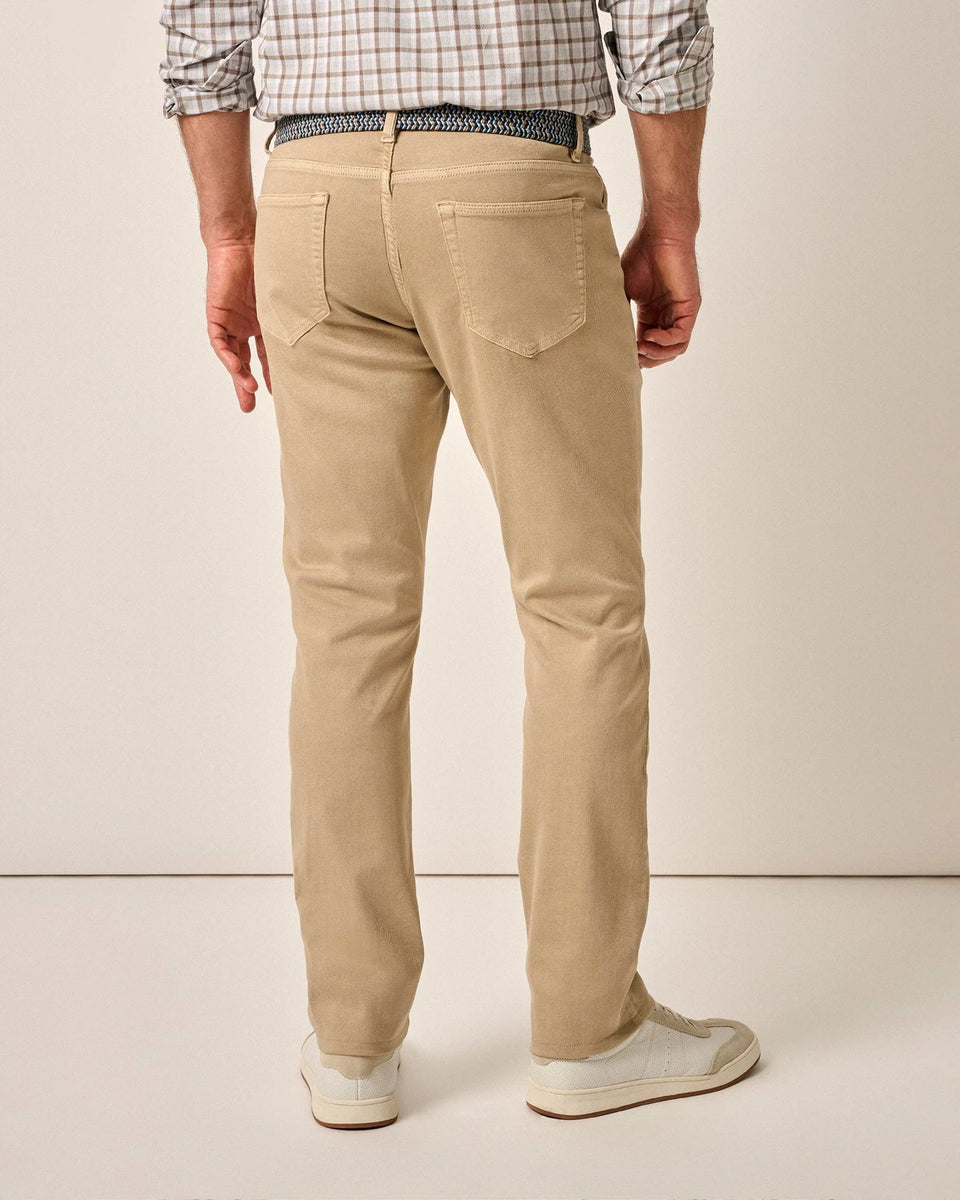 Johnnie-O Carmel Sateen 5-Pocket Pant (Khaki) – Franco's Fine Clothier