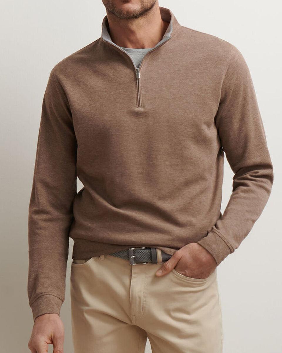 Peter Millar Crown Comfort Pullover (Poplar Brown) – Franco's Fine Clothier